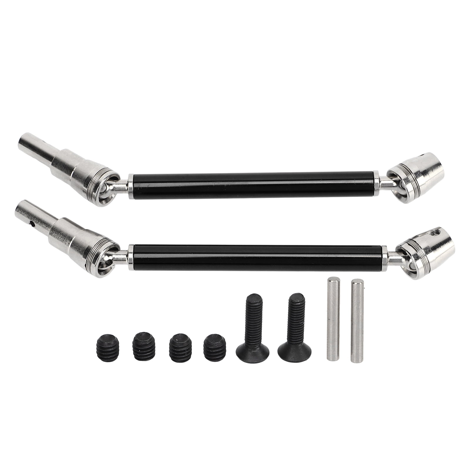 2Pcs Metal Steel Front Rear Axle Drive Shaft CVD for Arrma 1/10 Series Remote Control Car Models ...