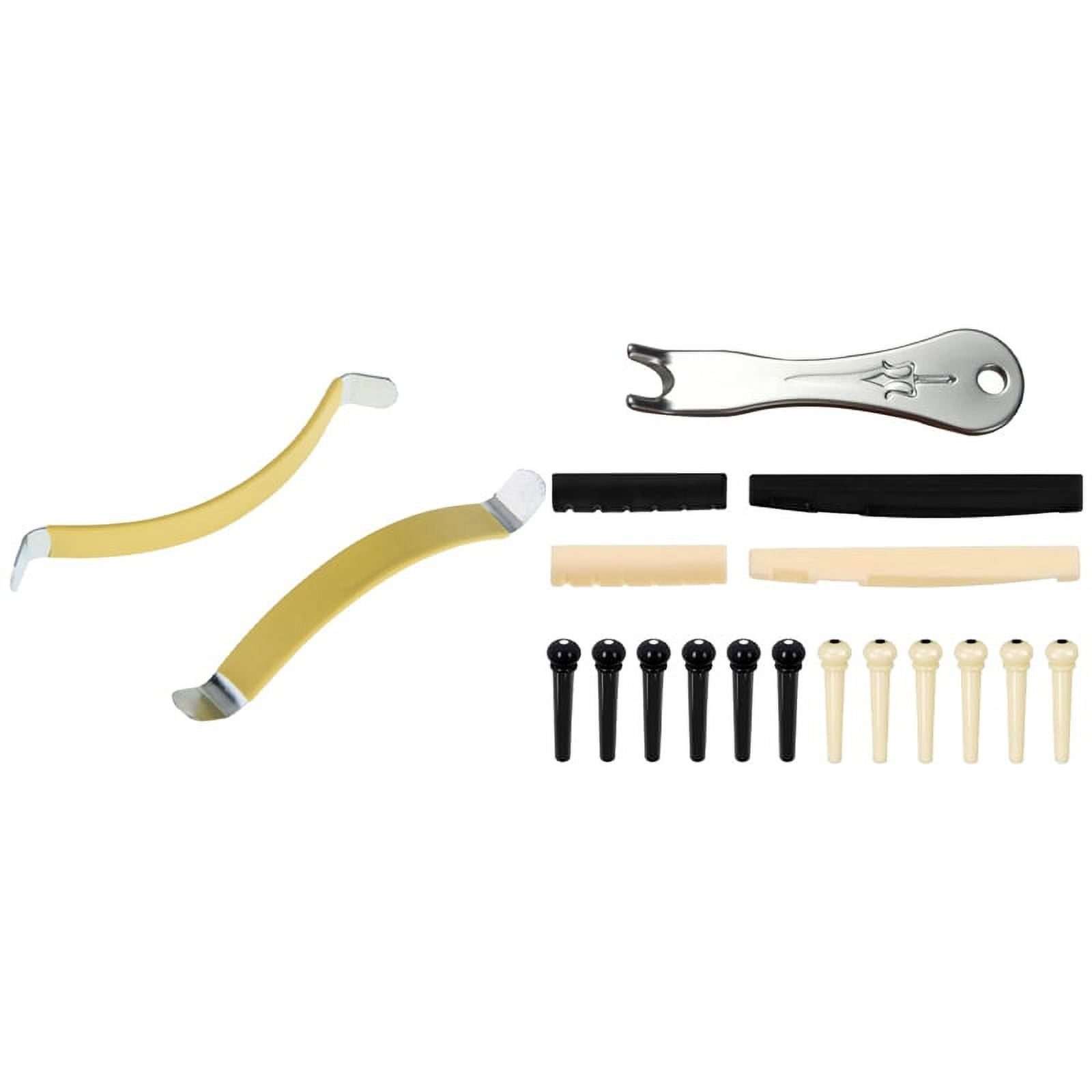 2Pcs Metal String Spreaders Guitar Luthier Tool & 1set Guitar Bridge ...