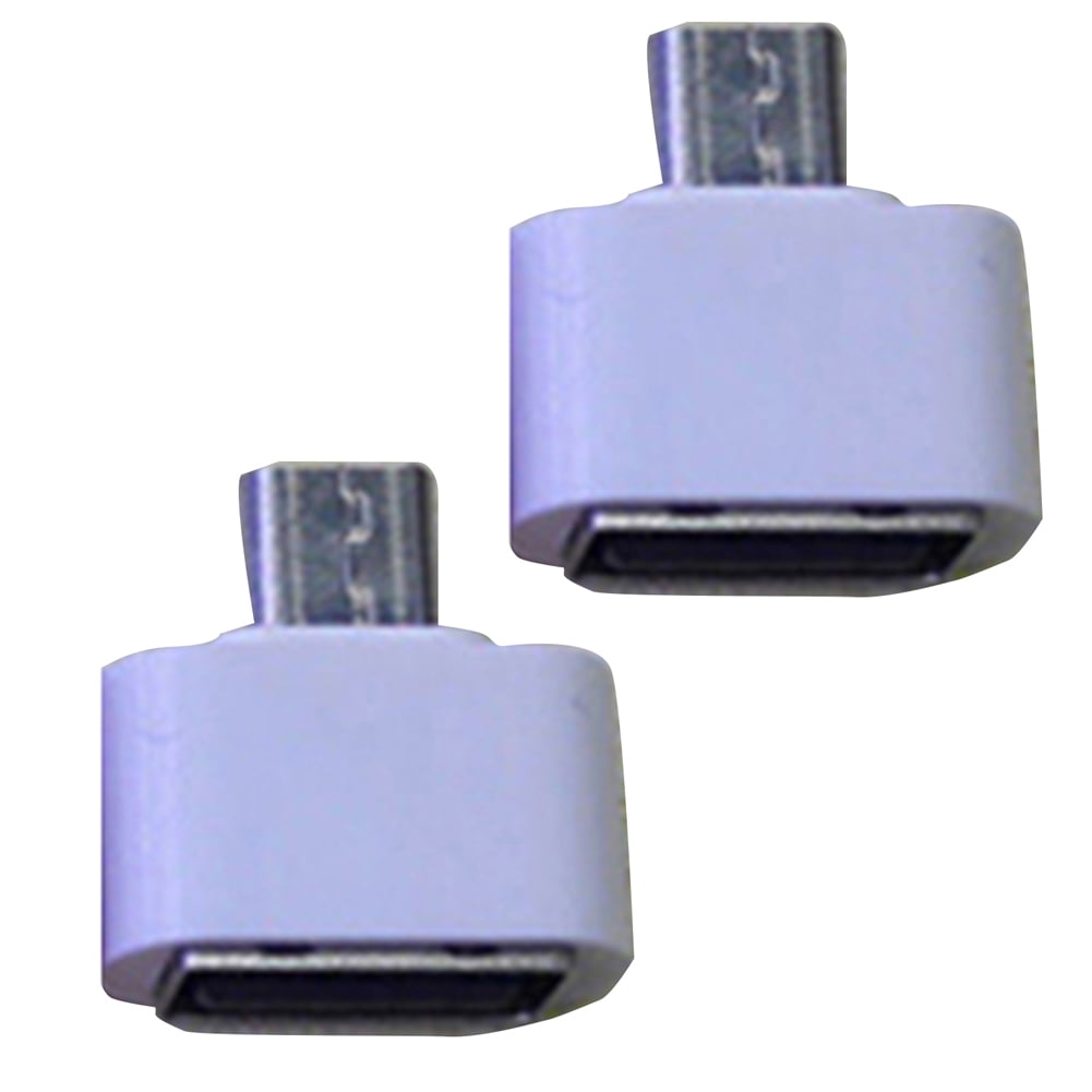 2Pcs Micro USB Male to USB 2.0 Adapter OTG Converter for Android Tablet ...