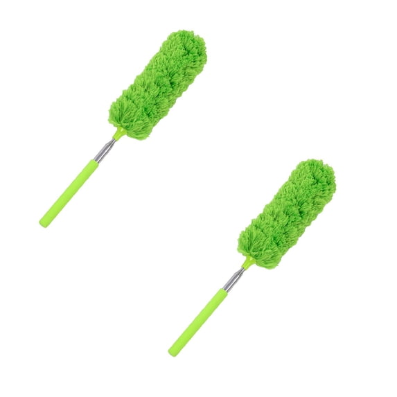 2Pcs Microfiber Feather Duster, with Extendable Pole and Bendable Head ...