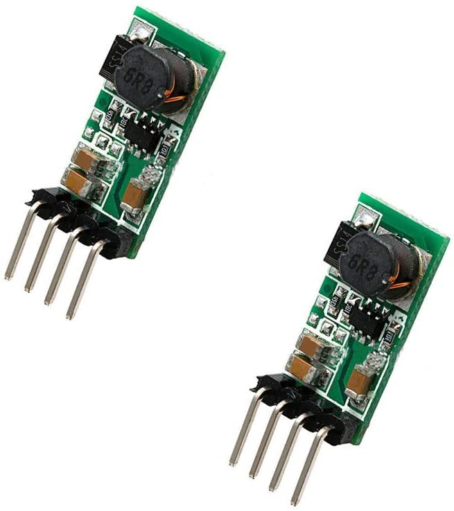 2Pcs Mini DC-DC Boost Step-up Power Supply Module 3.3V 3.7V 5V 6V 7.2V ...