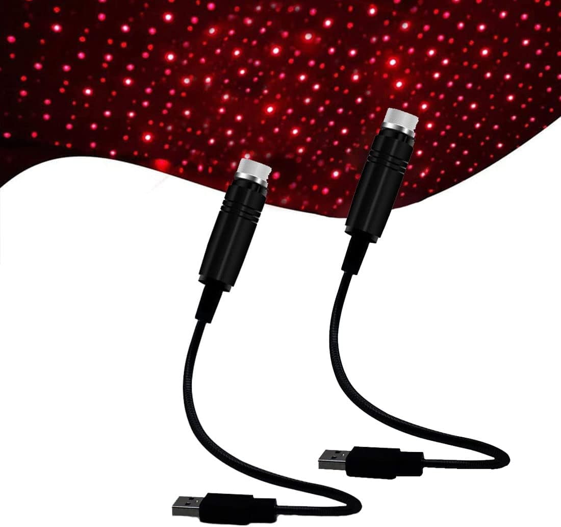 2Pcs Mini Led Projection Lamp Star Night, Star Lights for Car ...