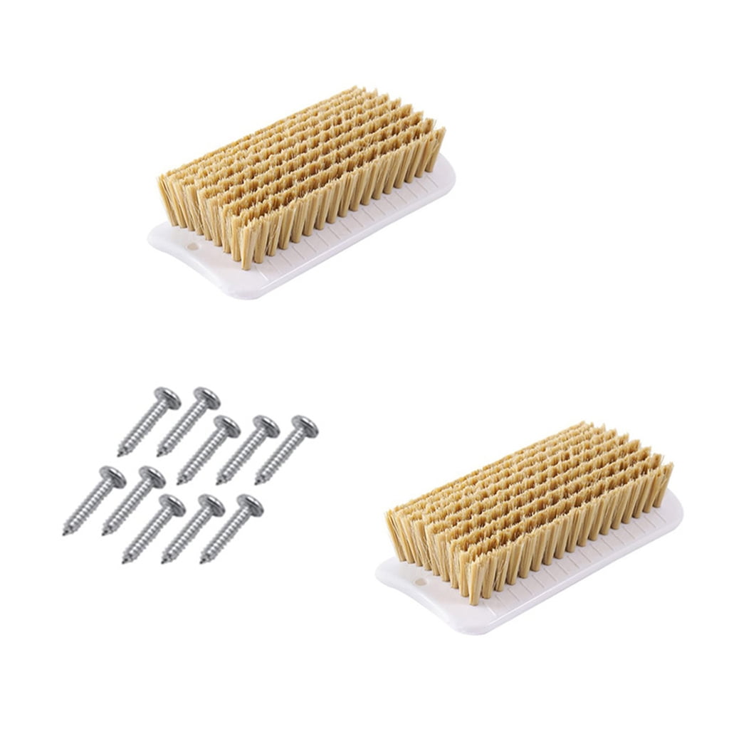 2Pcs Mini Pig Grooming Brush Flexible Pig Scratch Brush for Outdoor Fun ...