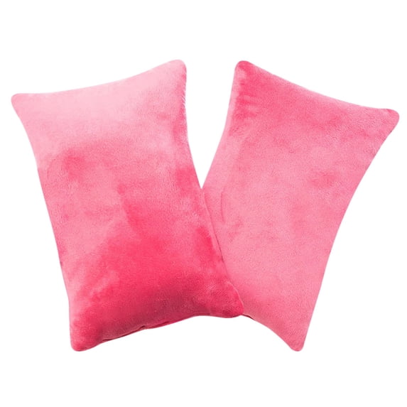 2Pcs Mini Pillow, 11 X 7 Inches Soft Velvet Pillows, Small Memory Foam ...
