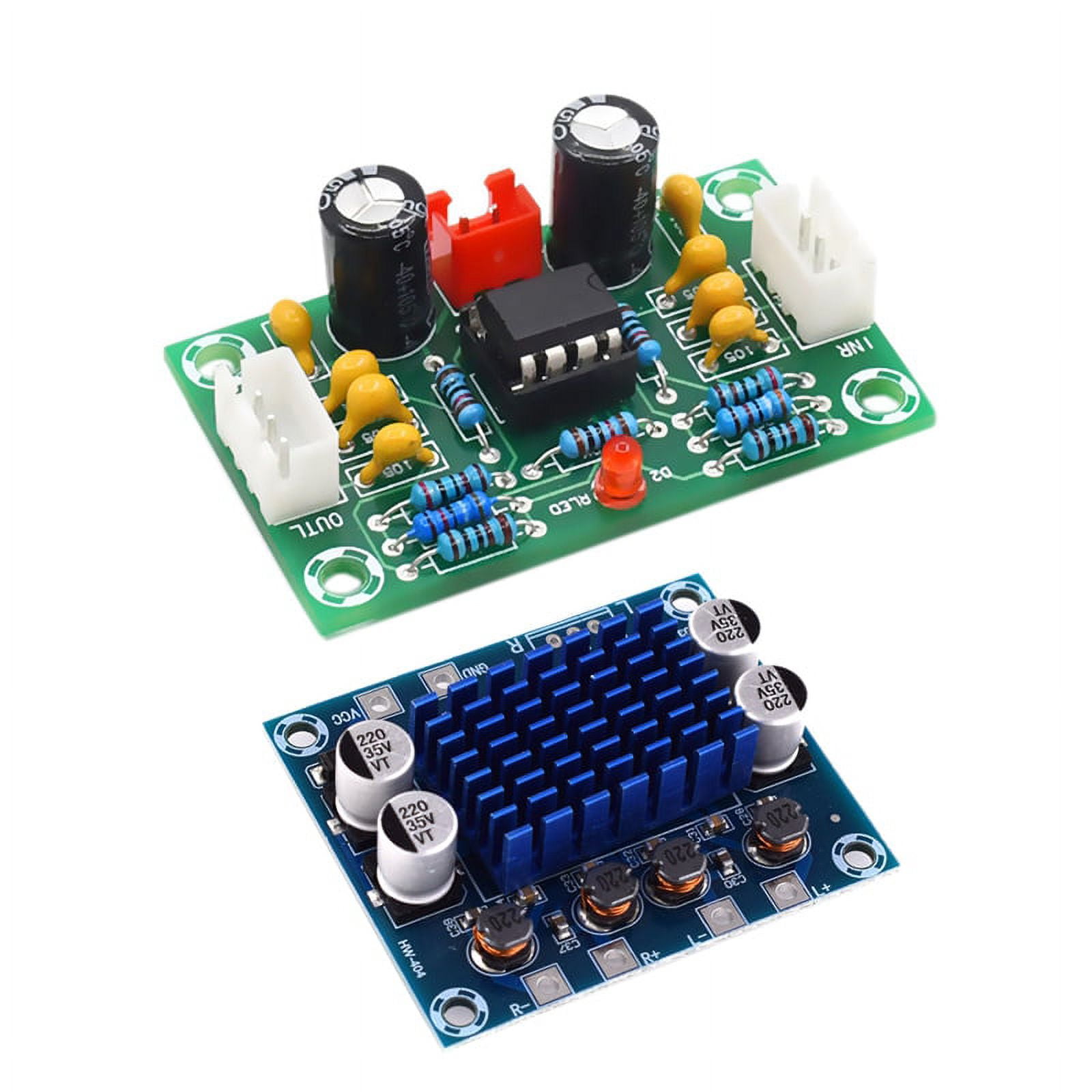 2Pcs Mini Preamp Op Amp Module Amplifier Dual Channel NE5532 ...