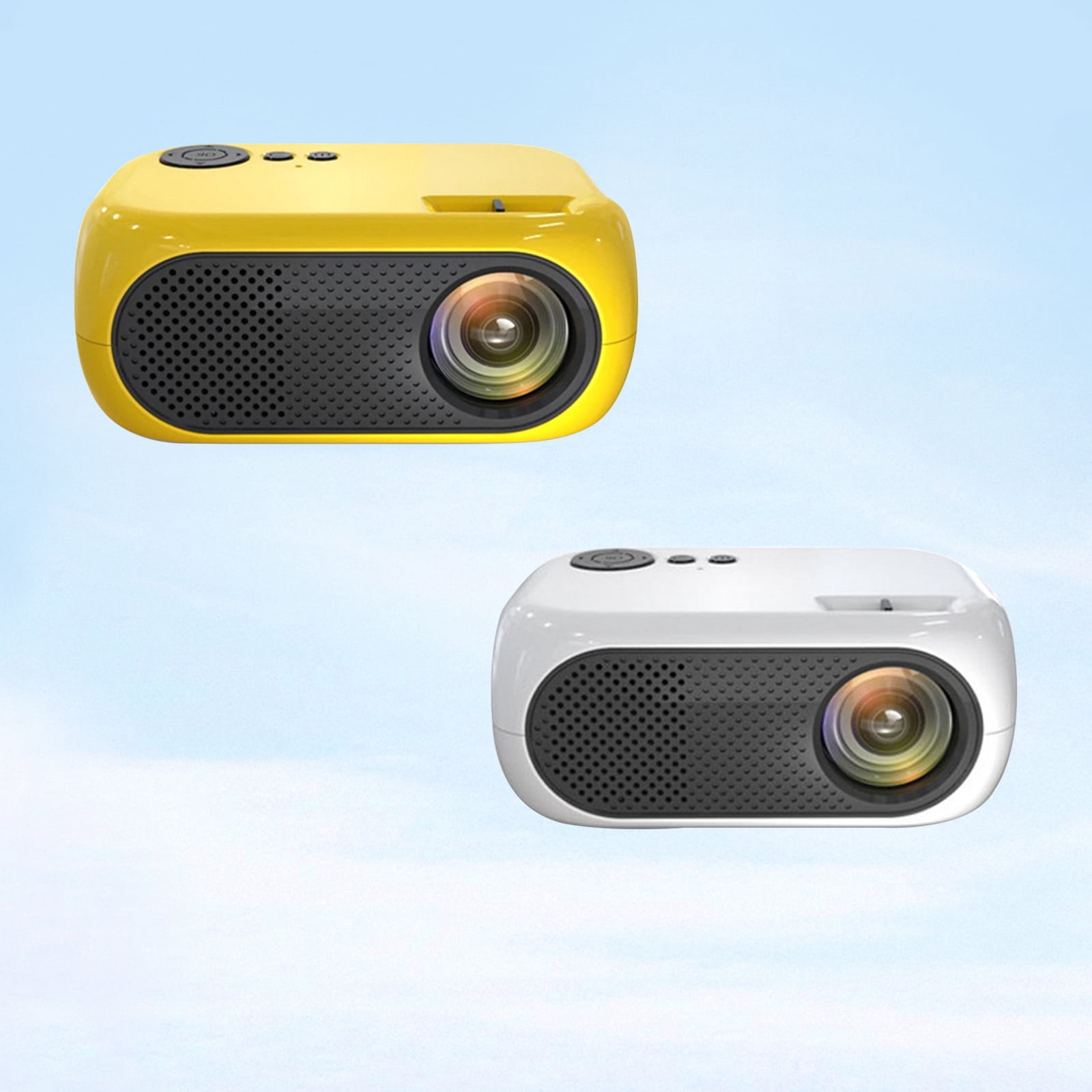 2Pcs Mini Projector under $5! Yrmaups Mini Projector, Portable HD 1080P ...