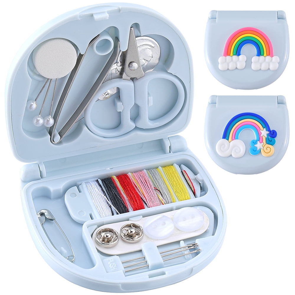 2Pcs Mini Sewing Kit Bulk Travel Sewing Set DIY Mini Sewing Supplies ...