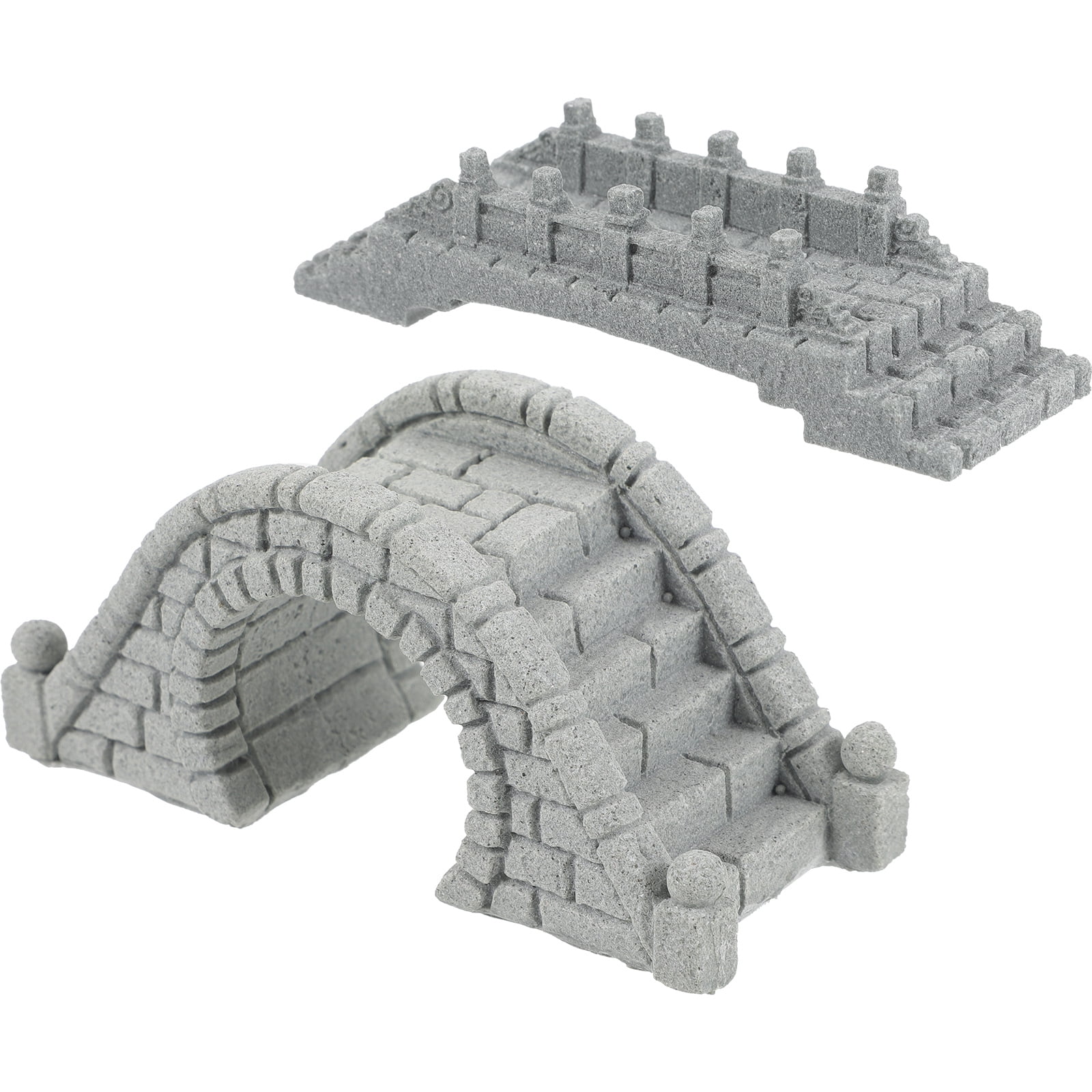 2Pcs Miniature Bridge Artificial Arch Bridge Artificial Bridge Ornament ...