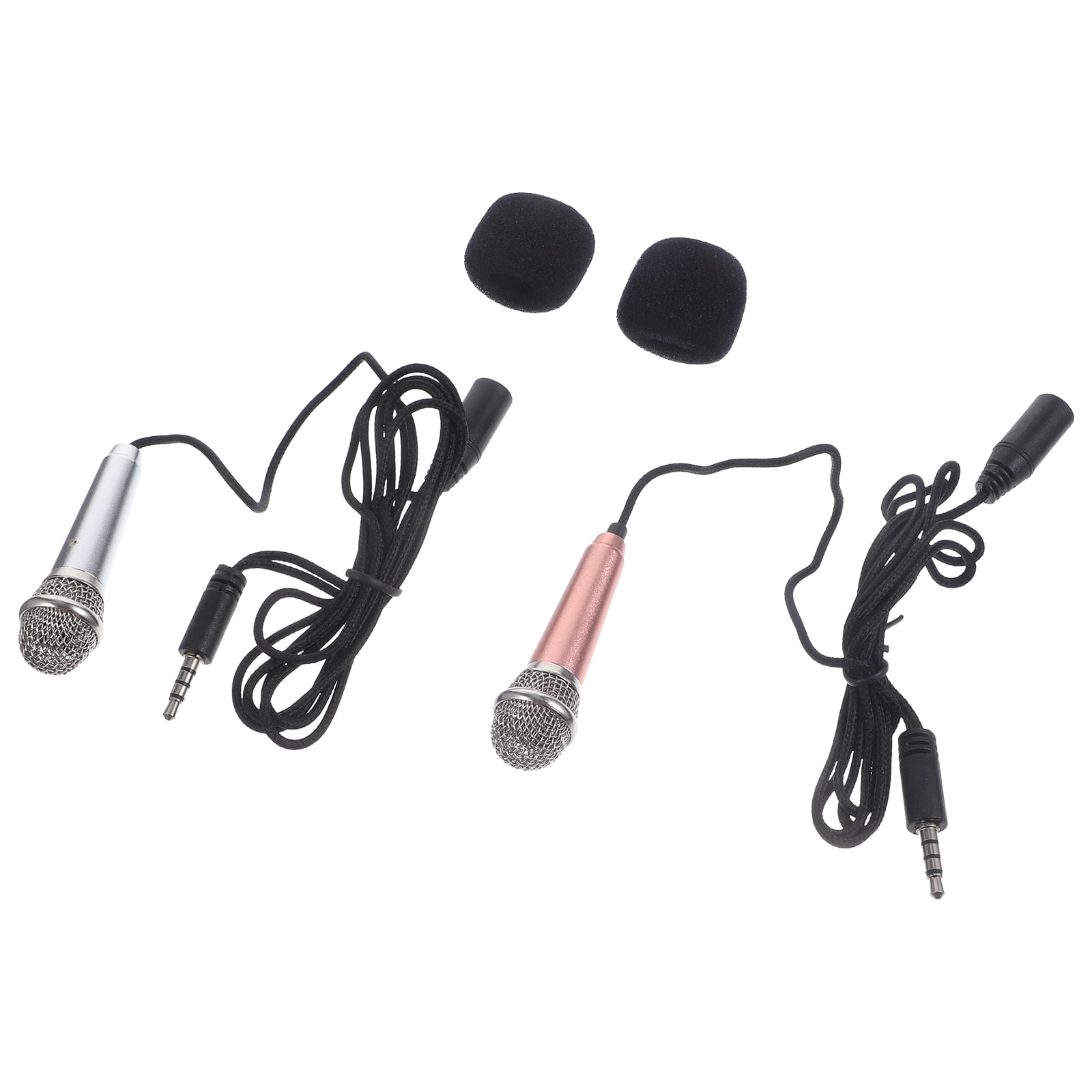 Eease 2Pcs Miniature Microphone Portable Mini Mic for Mobile Phone ...