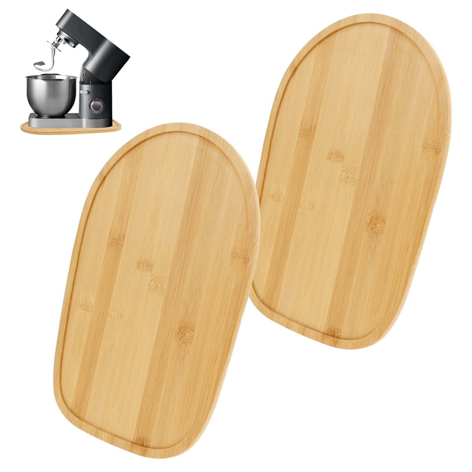 2Pcs Mixer Slider Mat Compatible with 4.5 to 5 QT Mixer Bamboo Blender ...