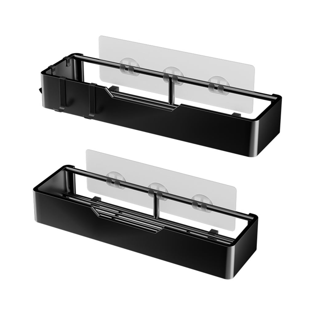 2Pcs Modern and Efficient Adhesive Shower Rack Rustproof Shower Shelf ...