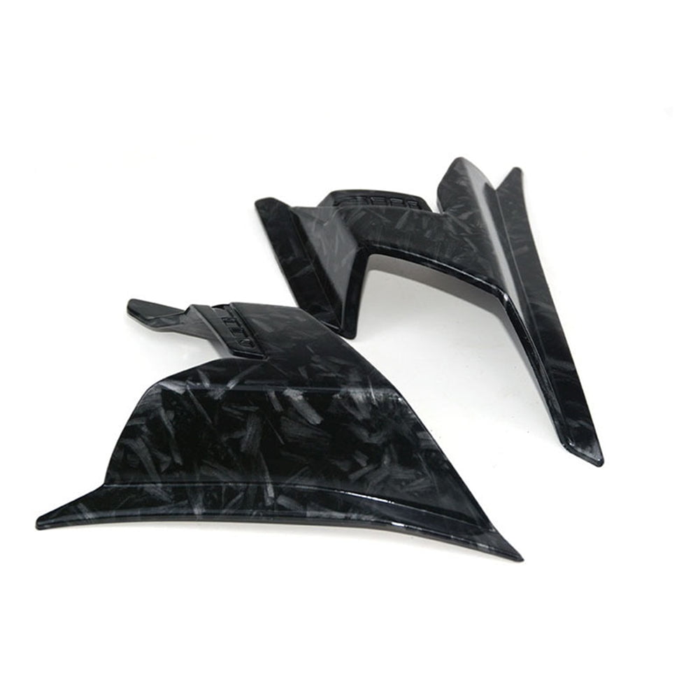 2Pcs Motorcycle Aerodynamic Fairing Winglet ABS Spoiler Compatible ...
