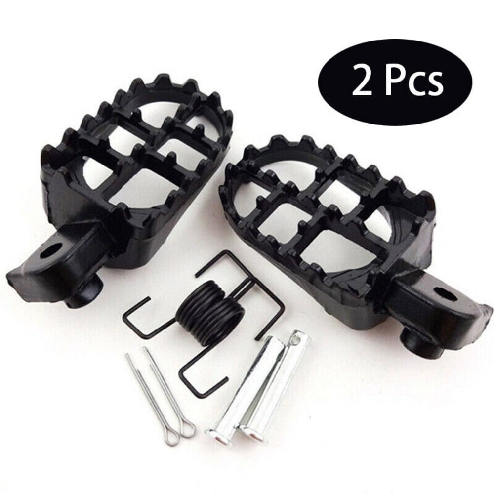 2Pcs Motorcycle Foot Pegs Footrest 8mm Bolt Compatible with KLX110 Dirt ...