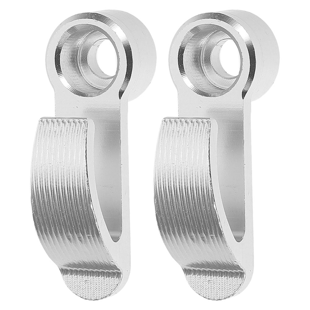 CIMAXIC 2Pcs Motorcycle Handlebar Hook Silver Aluminum Convenient ...
