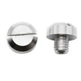 2Pcs Motorcycle M8 Rear View Hole Plugs Screws Rearview Holder Anti ...