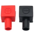 2Pcs Motorcycle Terminal Rubber Covers Battery Sleeve Insulation In ...