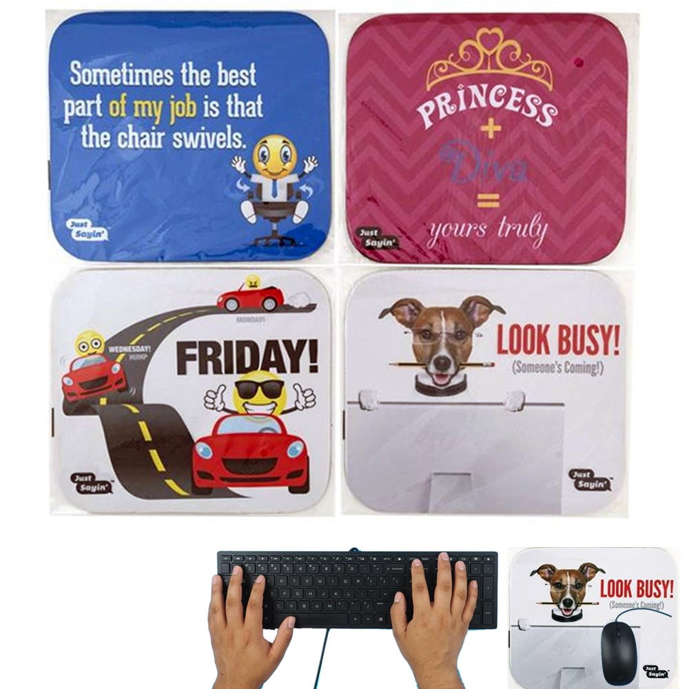 2Pcs Mouse Pad Non Slip Computer Neoprene Mat Mousepad Laptop Notebook ...