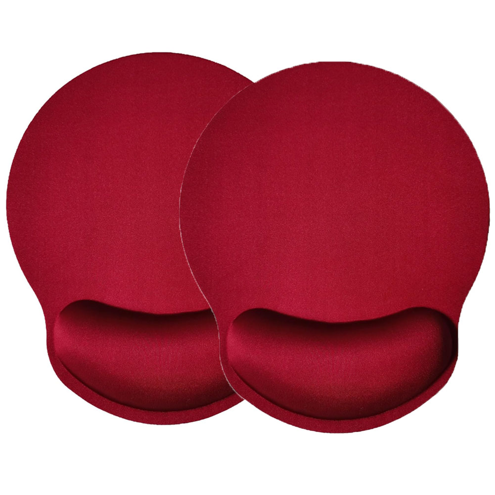 2Pcs Mouse Pad with Wrist Support, Ergonomic Mouse Pad with Memory Foam ...