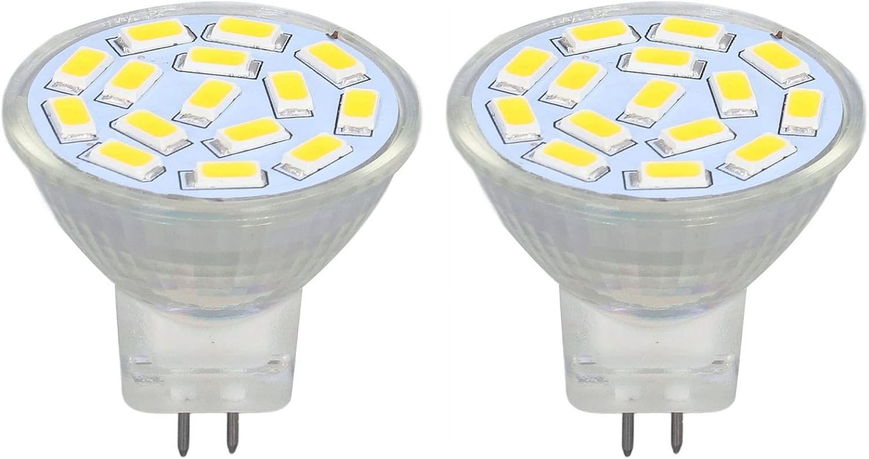 2Pcs Mr11 LED Bulb, Wide 120 Degree Beam Angle Halogen Light Bulbs ...