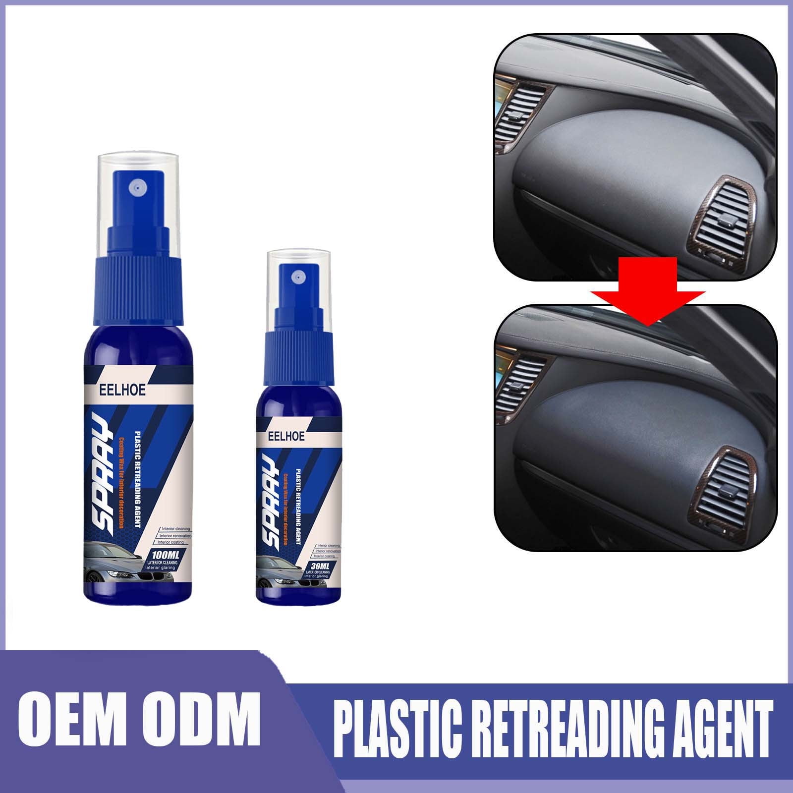 2Pcs Multi-Surface Cleaner, Yannianjz Multi-Surface Cleaner, Kitchen and Car Cleaner Spray ...