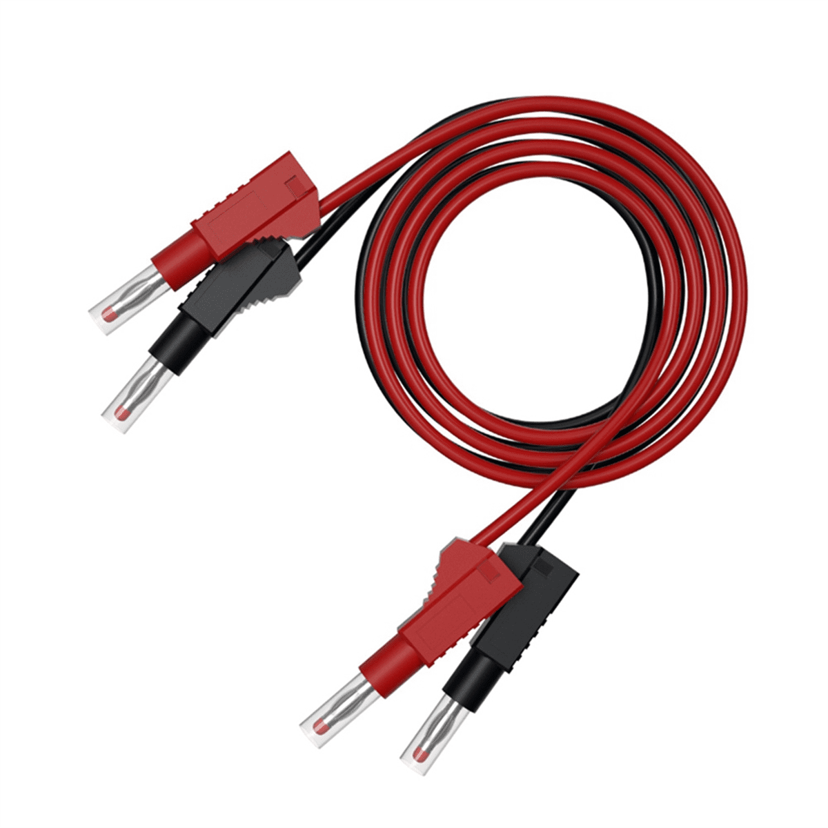 2Pcs Multi-meter Test Leads Cable Jumper Wire Line Security 4mm Banana ...