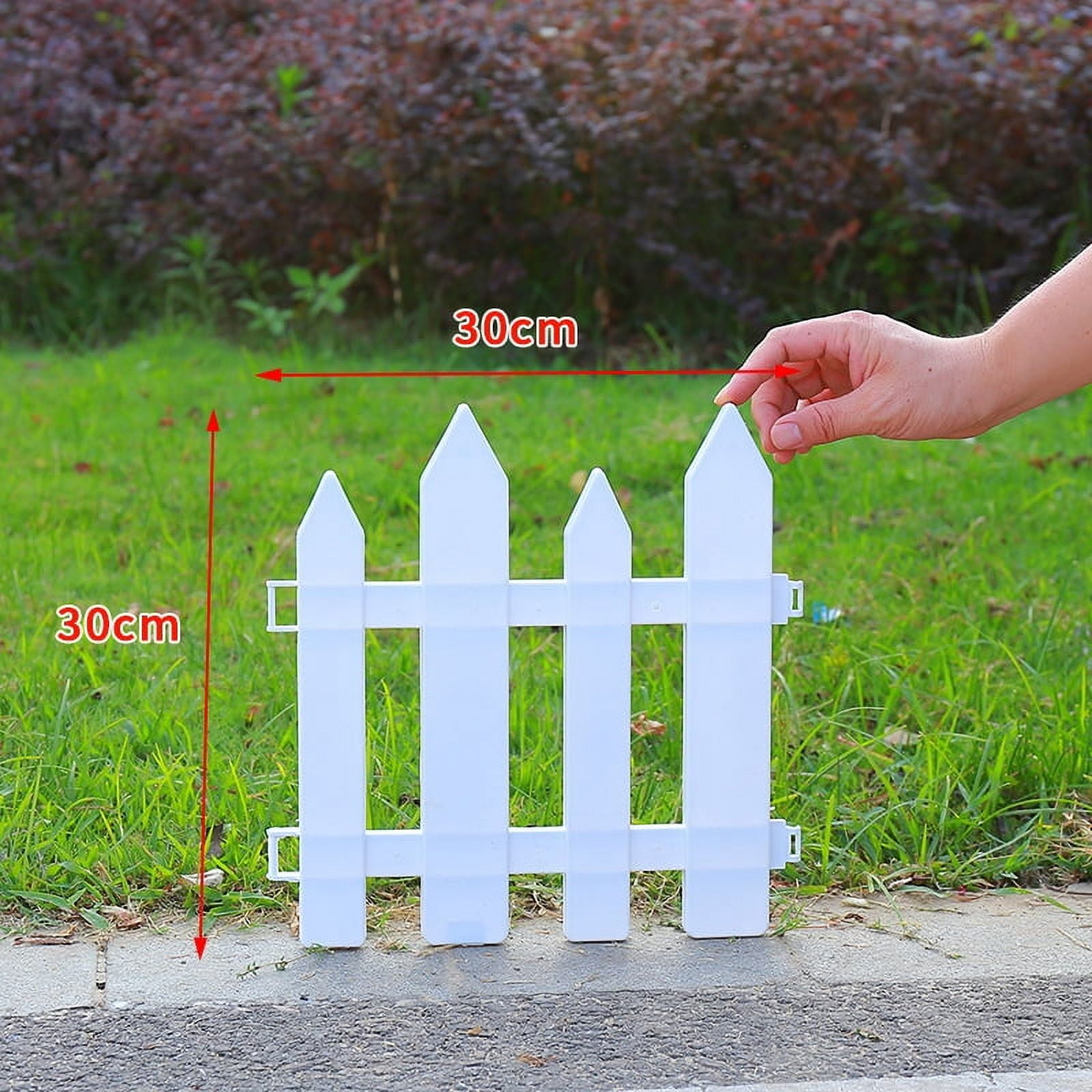 2Pcs Multi-use Garden Edging Border Plastic Plant Fence Protector ...