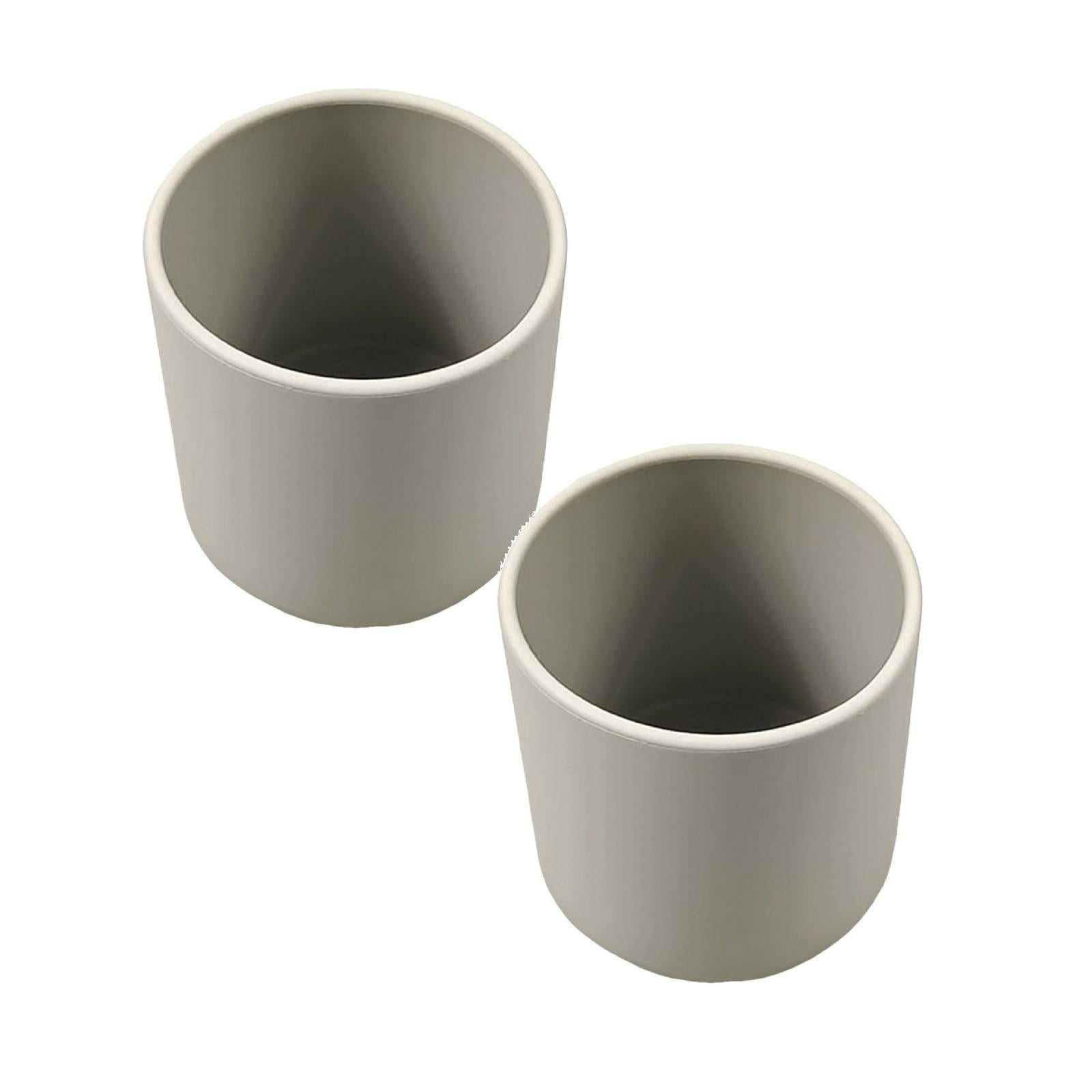 2Pcs Multifunctional Small Silicone Water Cup Trainer Cups Silicone ...
