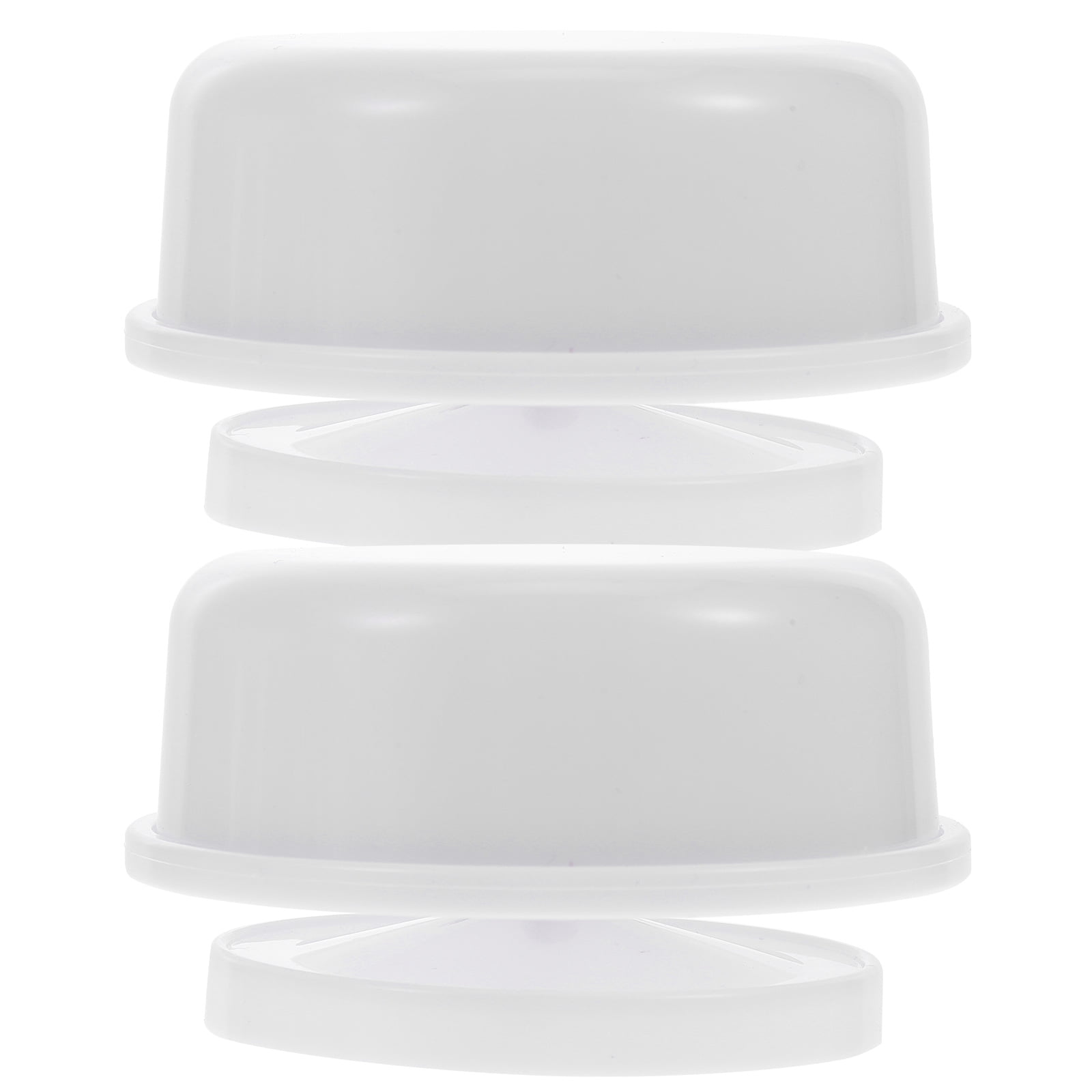 2Pcs Musical Box Bases LED Musical Snow Globe Bases Round Music Box ...