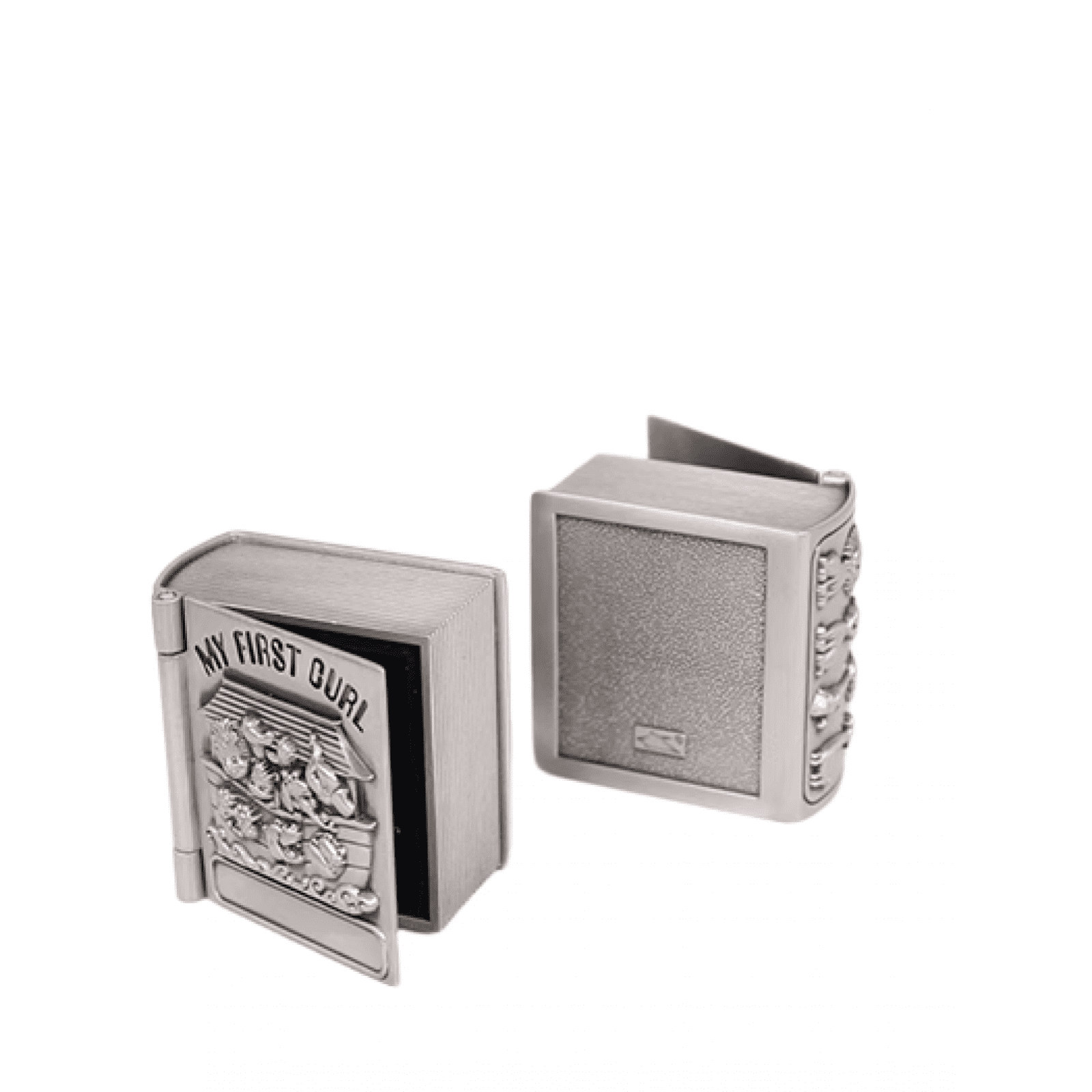 2Pcs My First Hair and My First Tooth Keepsake Box Antique Silver Tooth ...