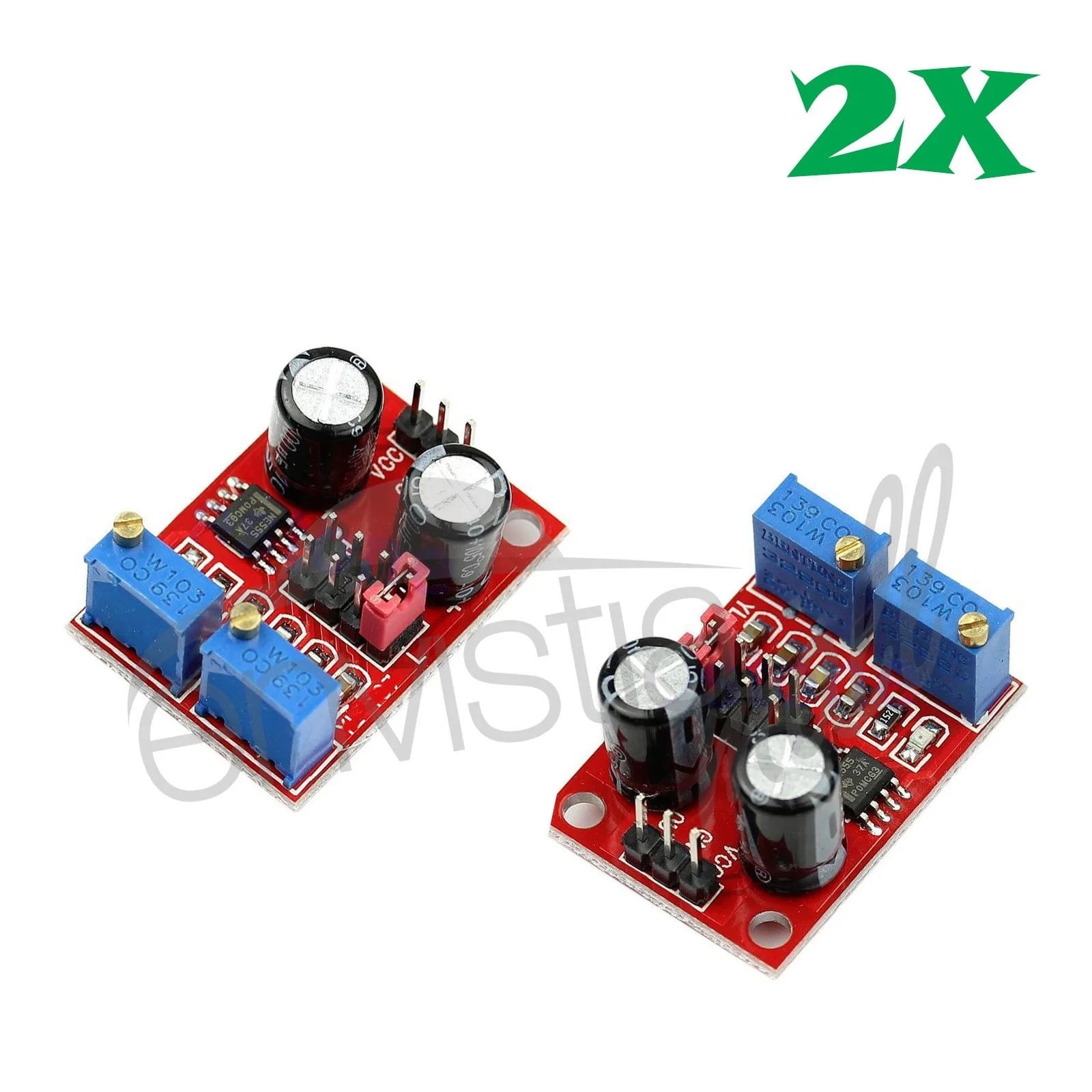2Pcs NE555 Duty Cycle Adjustable Pulse Frequency Square Wave Signal ...