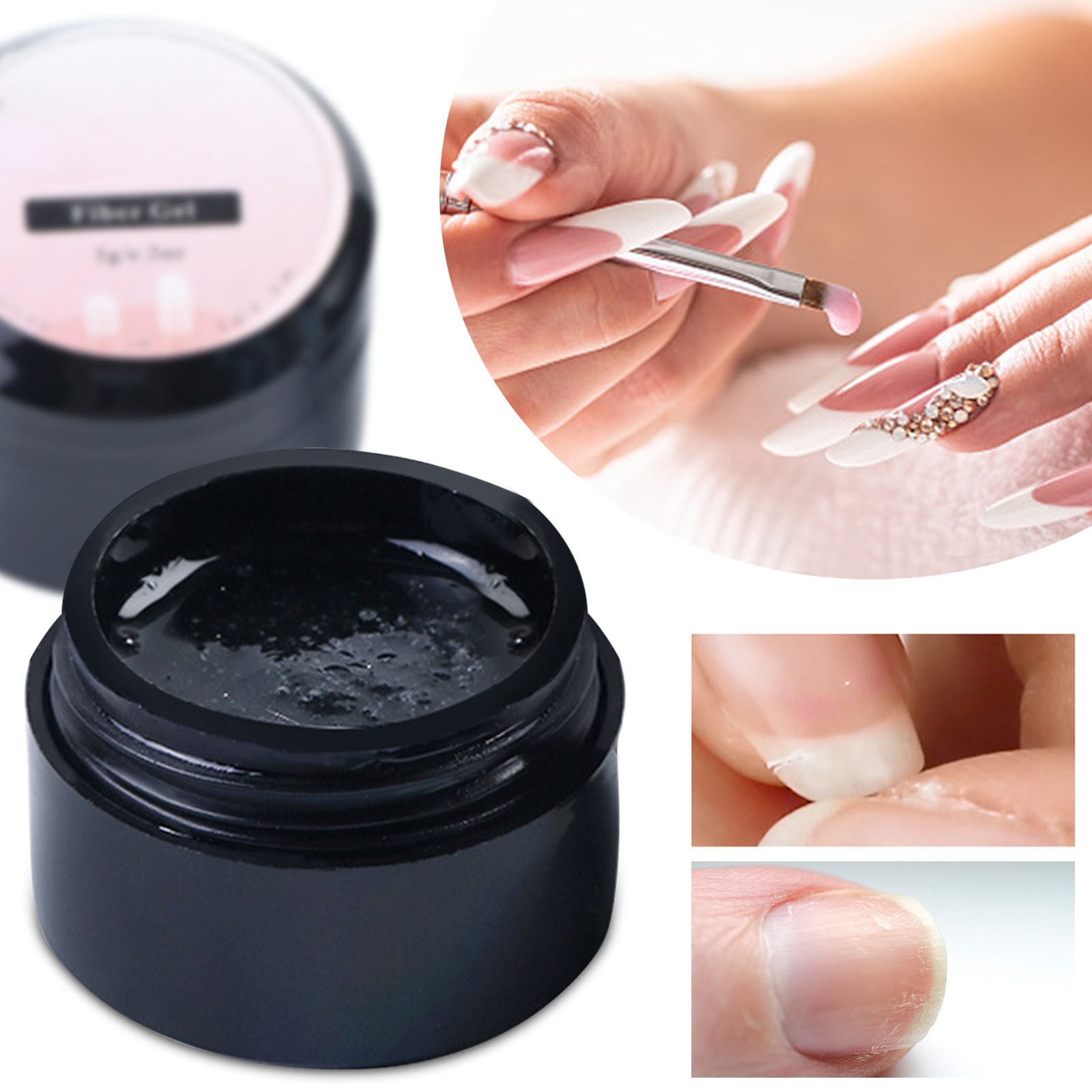 2Pcs Nail Repair Protection Gel, Broken Nail Repair for Nails Gel ...