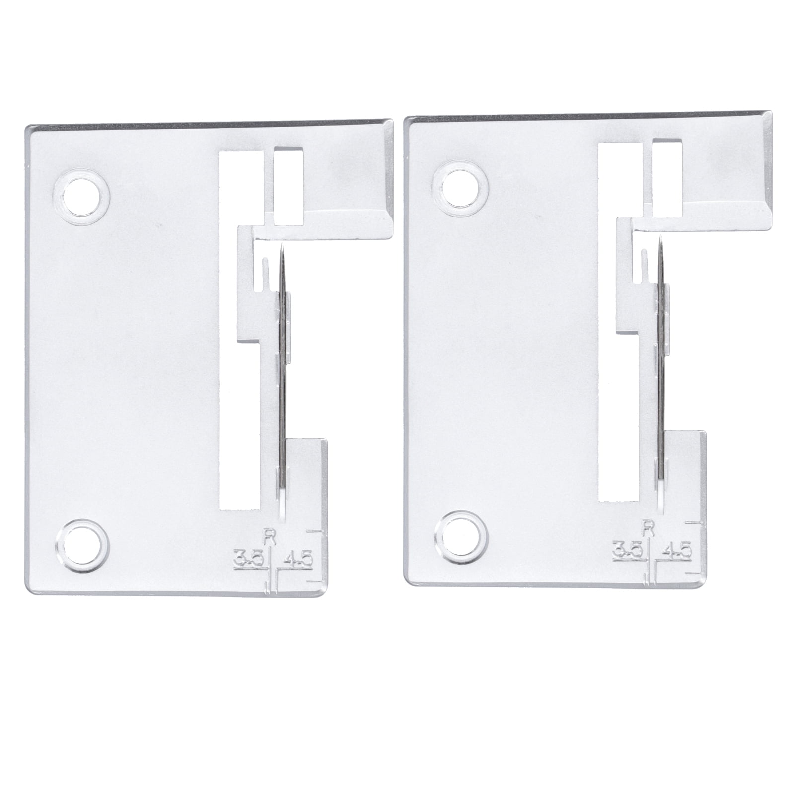 2Pcs Needle Plate for Overlock Machine Iron Needle Board Replacement ...