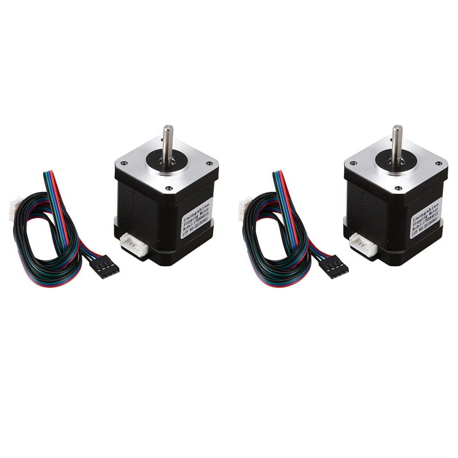 2Pcs Nema 17 Stepper Motor 48mm Nema17 42Bygh 2A 4-Lead ( 17Hs8401 ) 1M ...