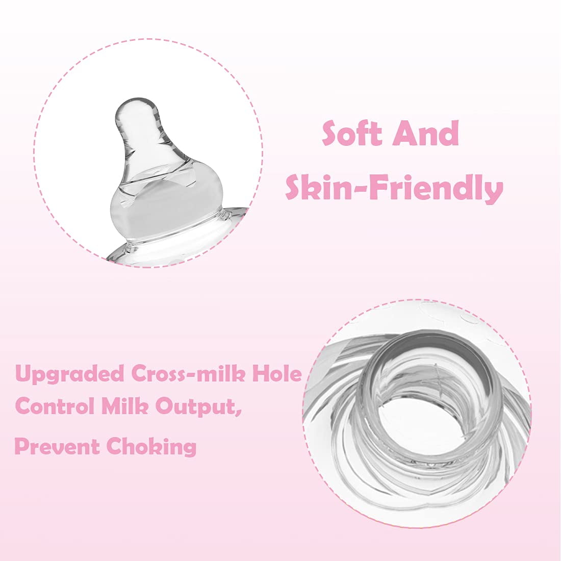 2Pcs Nipple Shields for Breastfeeding Newborn, Protecting Inverted and ...