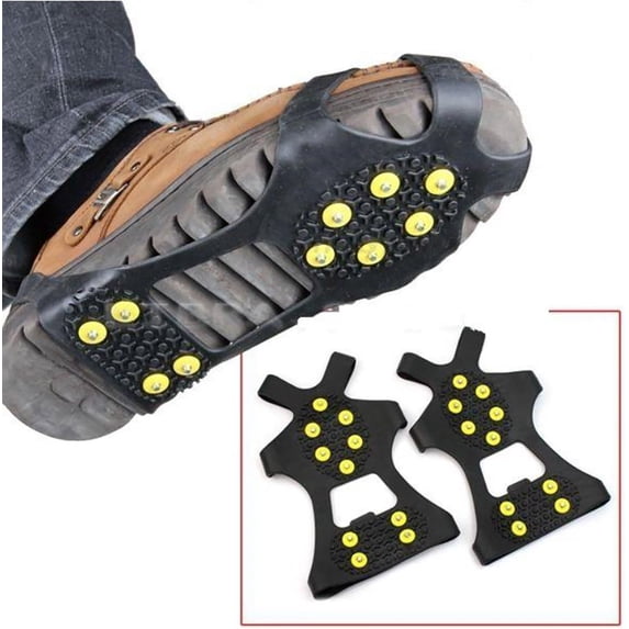 2Pcs Non-Slip Shoe Cover,Ice Snow Grippers,Over Shoe Boot Traction ...