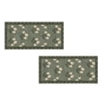 2Pcs Non Slip Washable Kitchen Runner Rug - 51.2x23.6" Long Sage Green ...