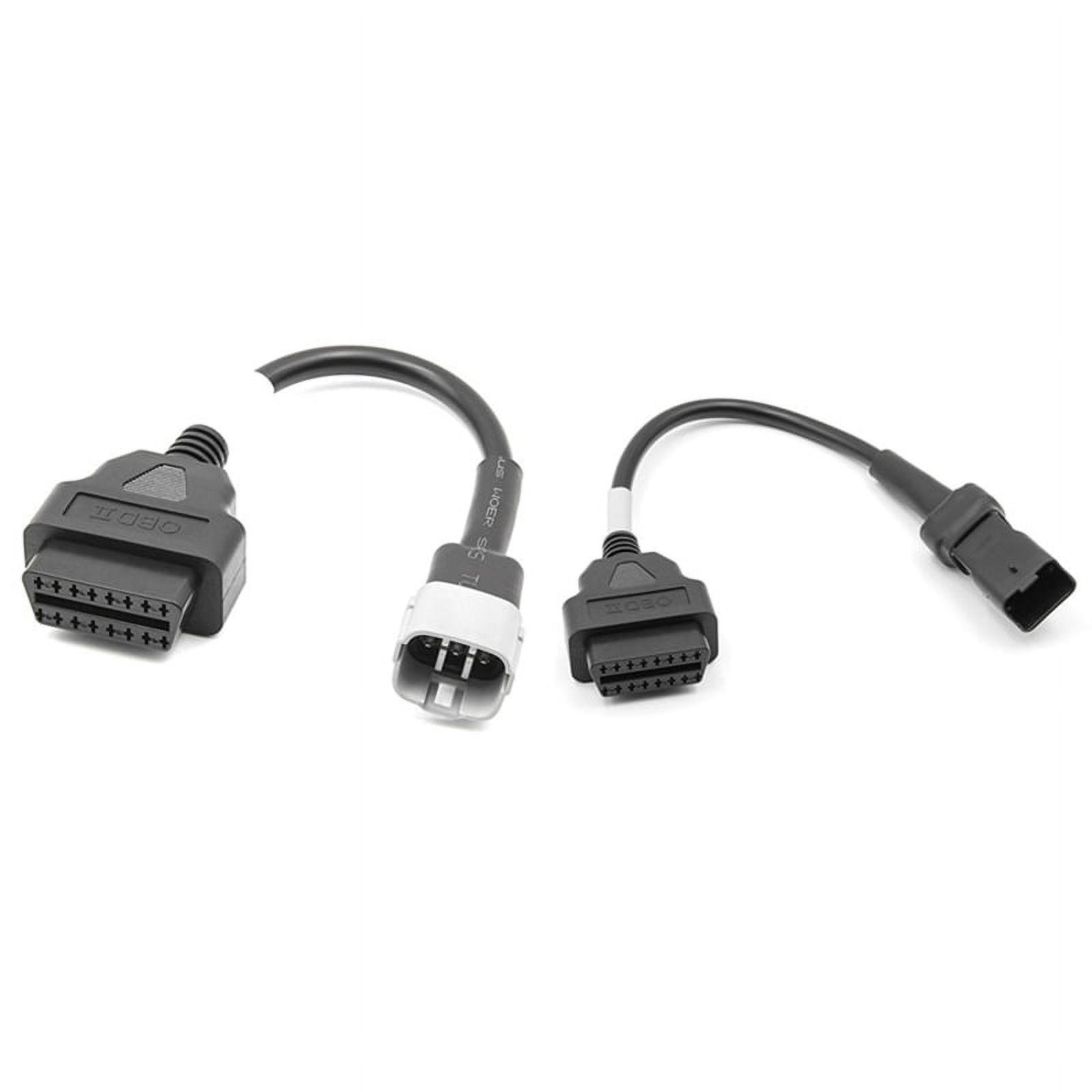 2Pcs OBD Plug Cable Diagnostic Cable for 6Pin to OBD2 16 Pin Adapter ...
