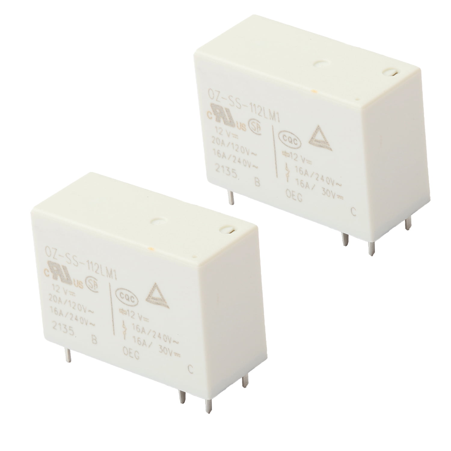 2Pcs OZ-SS-112LM1F Power Relay OZ-SS112LM1 6-Pin 16A 12VDC Auto Relay ...