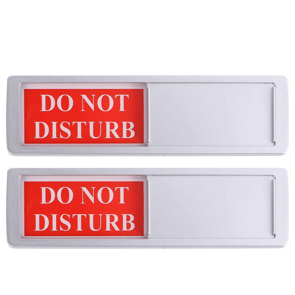 2Pcs Office Privacy Sign Magnetic Slider Privacy Sign Do Not Disturb ...
