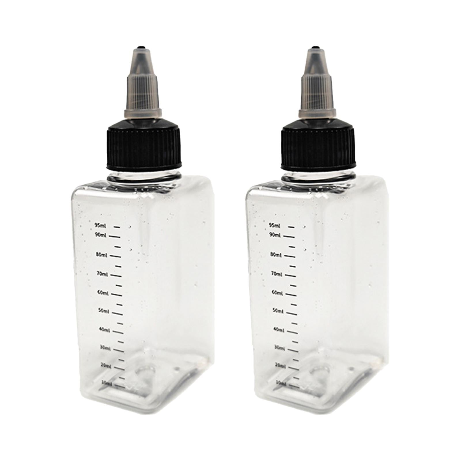 2Pcs Oil Bottle Condiments Bottle 100ml Backpacking Clear Travel ...