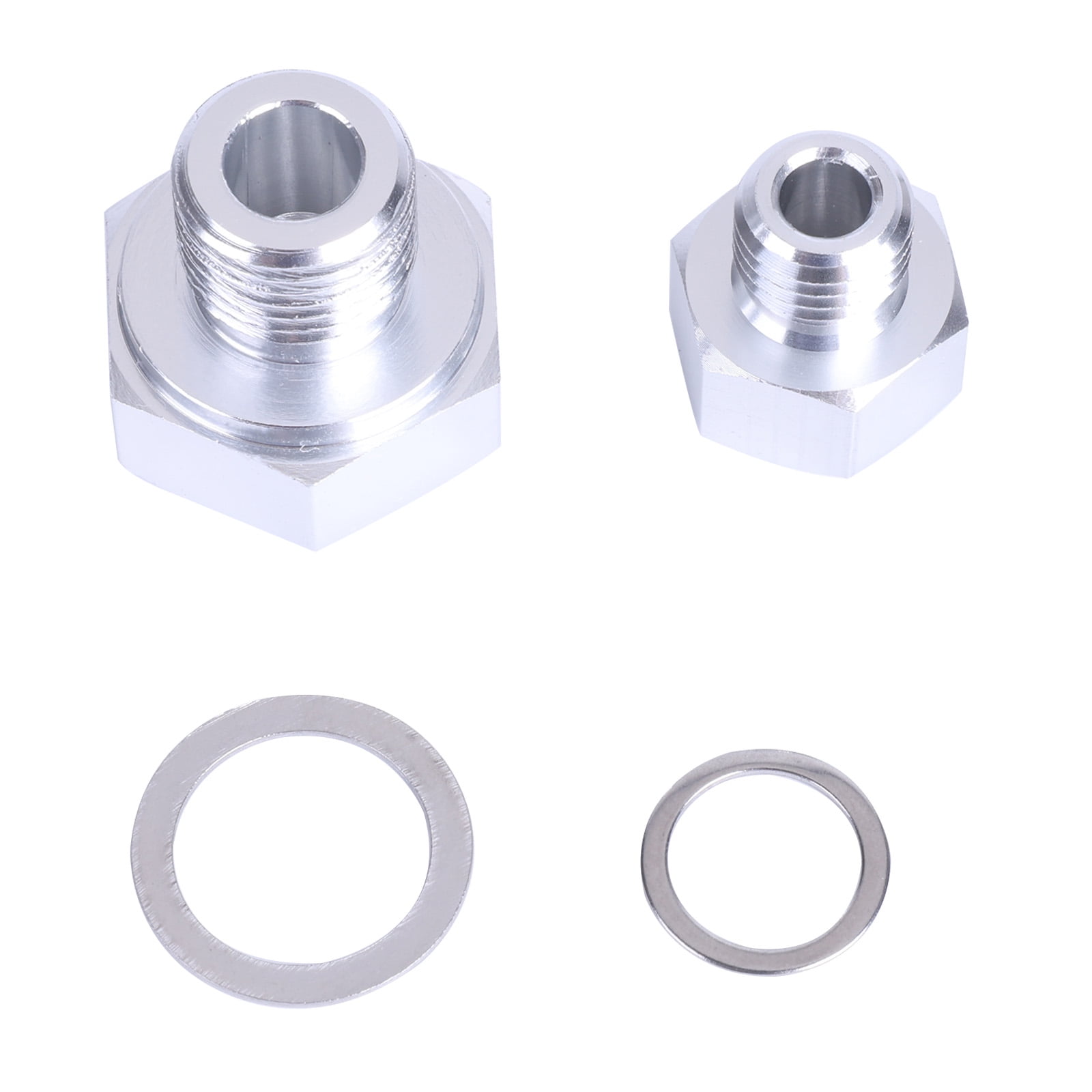 2Pcs Oil Pressure Adapter Aluminum 16mm/12mm 1/8 NPT Compatible for LS ...