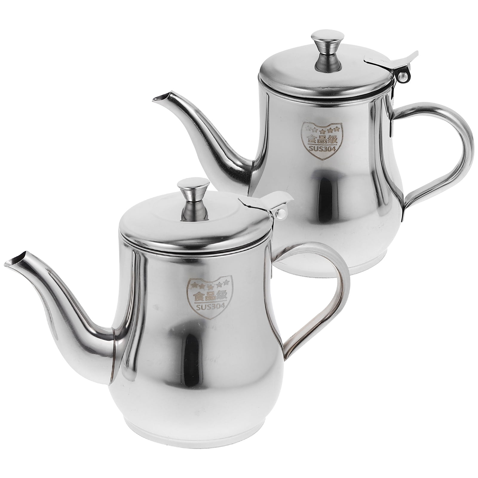 2Pcs Oil Strainer Grease Can Stainless Steel Cooking Grease Container ...