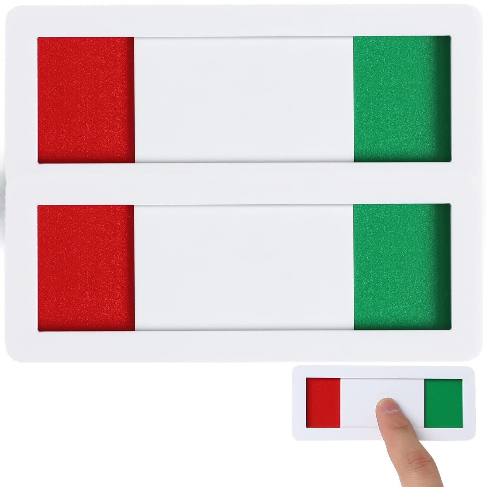 2Pcs Open Closed Slider Privacy Sign, Self Adhesive Acrylic Indicator ...