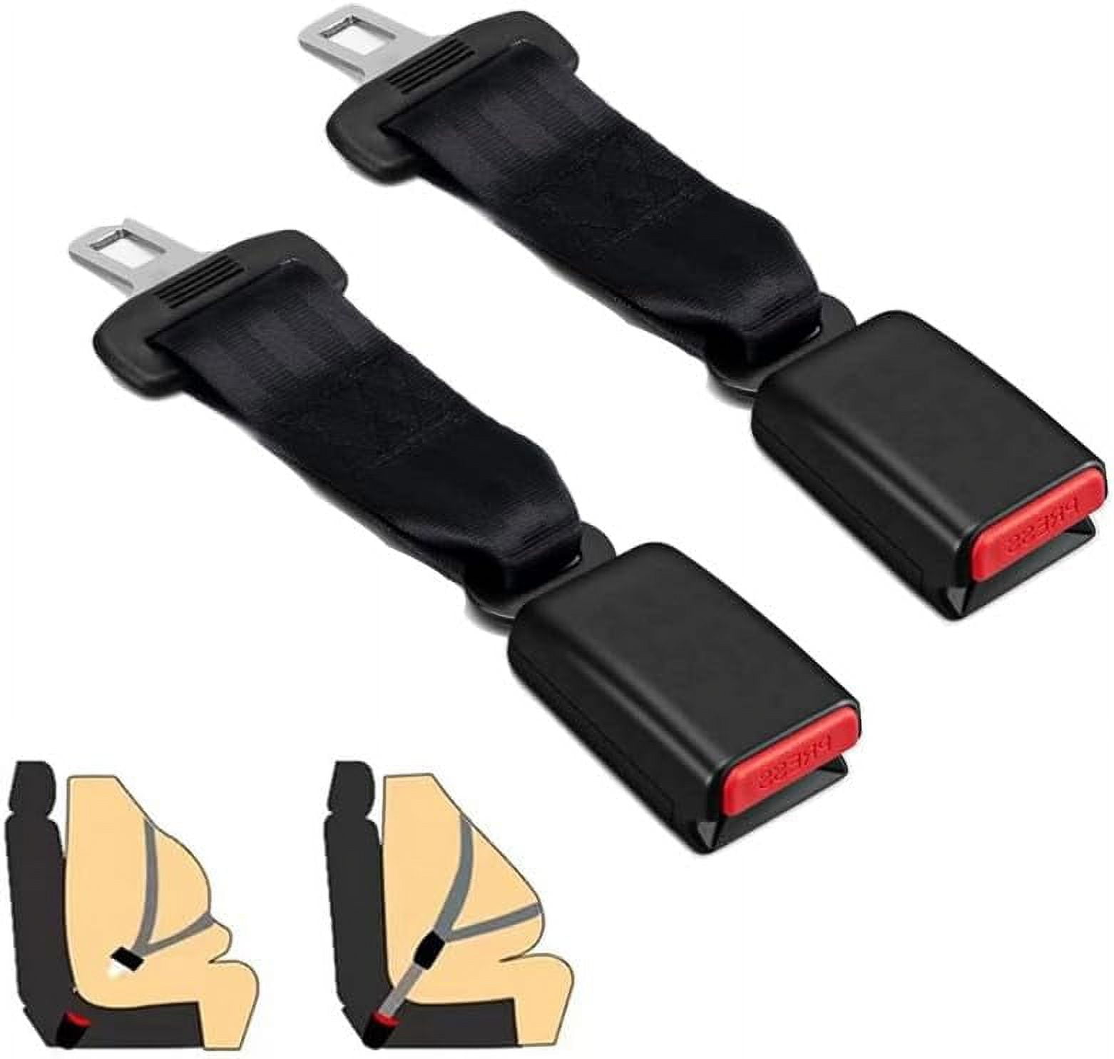 2Pcs Original,Belt Buttons Buckles Width Buckle Up to Safely. 9inch ...