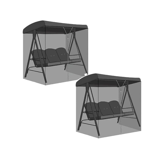 2Pcs Outdoor Net For Swing Hanging For Patio And Garden Protective ...