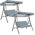 2Pcs Outdoor Patio Shade Cover Protecting Shield For Sun And Weather ...