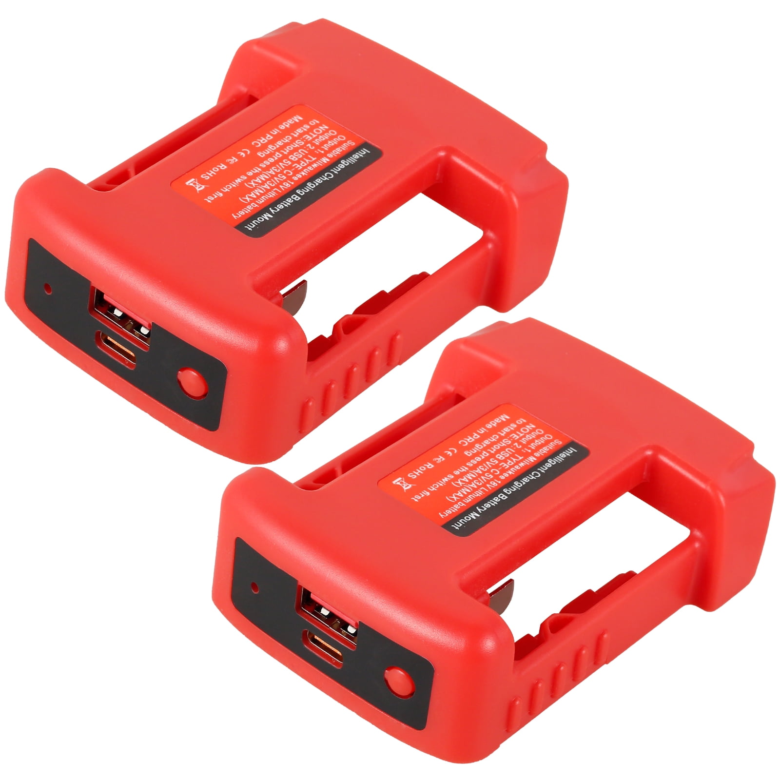2Pcs Output USB Port Battery Adapter Compatible with M18 18V Battery ...