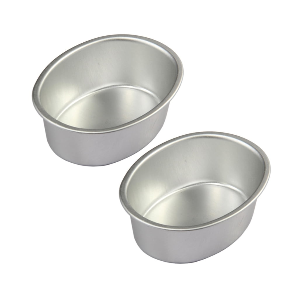 2Pcs Oval Shape Cheesecakes Pans NonStick Cake Pans Aluminum Cake Molds ...