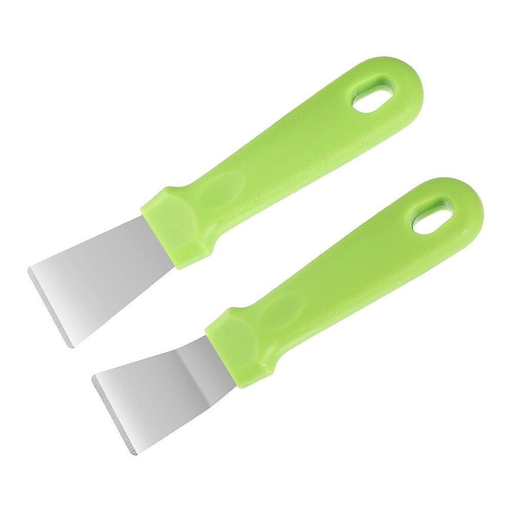 2Pcs Oven Cleaning Scraper Stoves Induction Hob Multi-Kitchen Steel ...