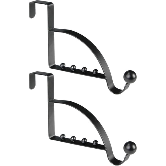 2Pcs Over The Door Hook Door Hanger Hook Rack Door Coat Hanger Over ...